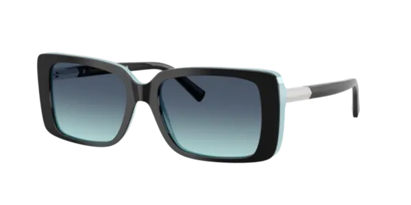 Tiffany & Co. Rectangle Sunglasses - Black On Tiffany Blue