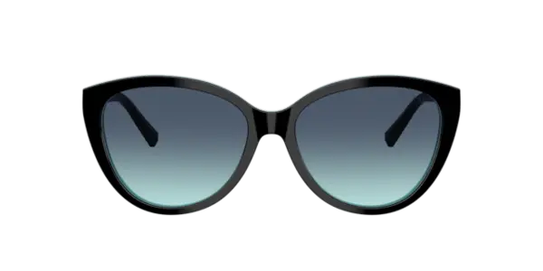 Tiffany & Co. Cat Eye Sunglasses - Black On Tiffany Blue