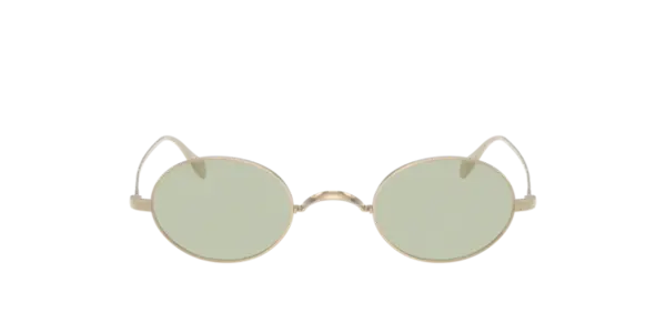 Oliver Spencer Calidor Round Frame Glasses - Gold
