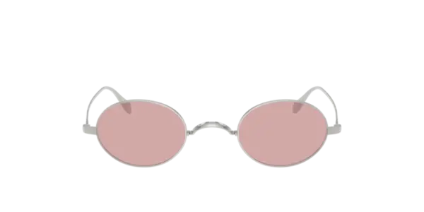 Oliver Spencer Calidor Round Frame Glasses - Silver