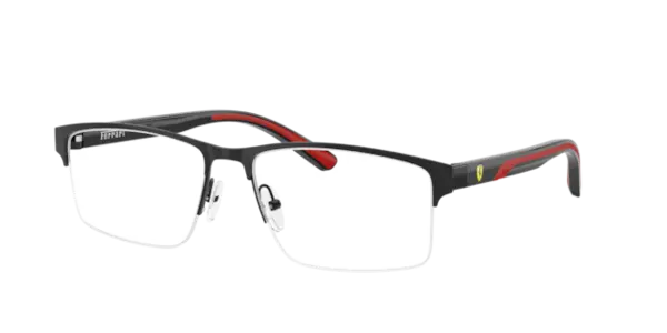 SCUDERIA FERRARI Fz7015 Eyeglasses - Black Shiny