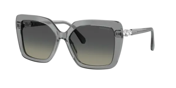 SWAROVSKI Butterfly Sunglasses - Transparent Grey