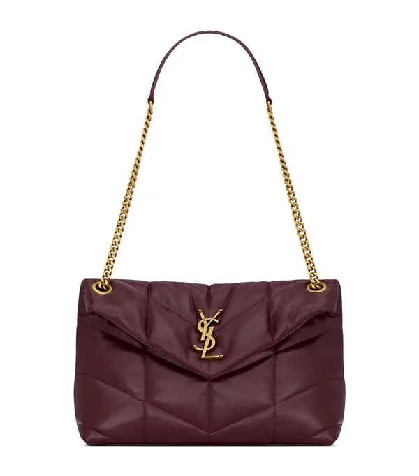 Saint Laurent Small Puffer Shoulder Bag - Red