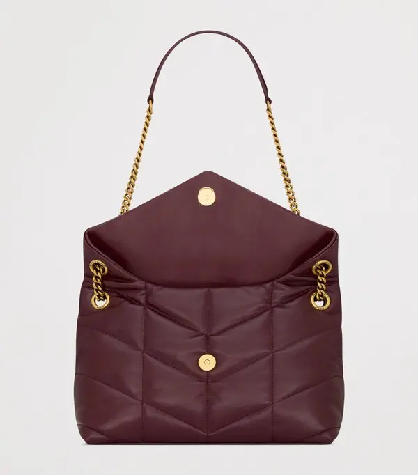 Saint Laurent Small Puffer Shoulder Bag - Red