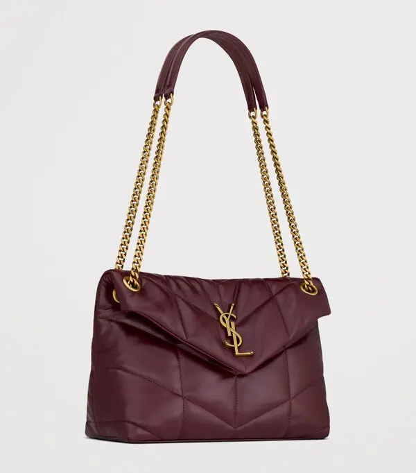 Saint Laurent Small Puffer Shoulder Bag - Red