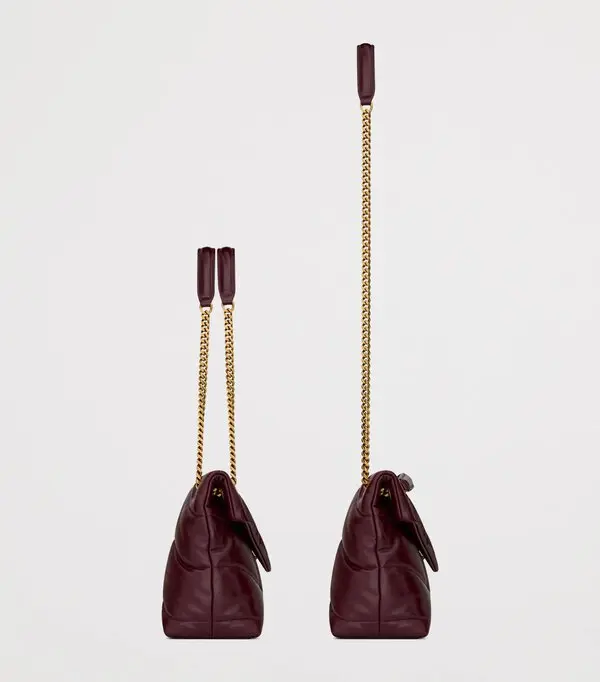 Saint Laurent Small Puffer Shoulder Bag - Red