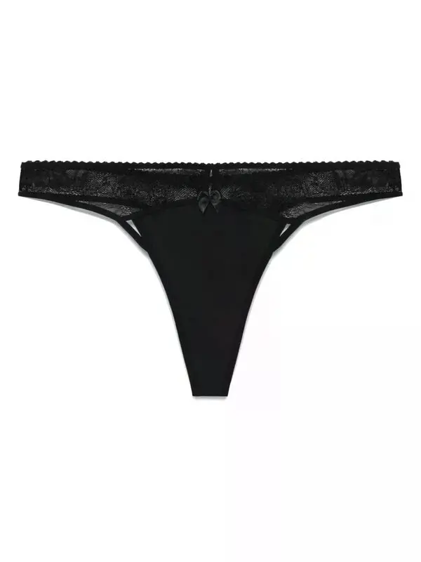 Marlies Dekkers Bow-detail Thong - Black