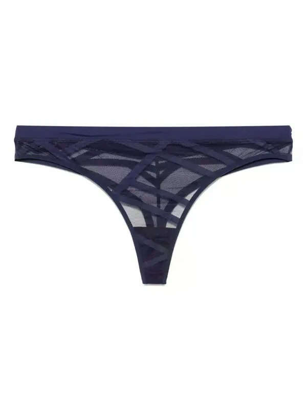 Marlies Dekkers The Illusionist Thong - Blue