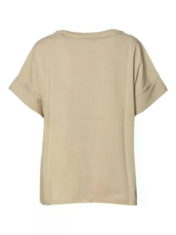 SOLOTRE Cuffed T-shirt - Neutrals
