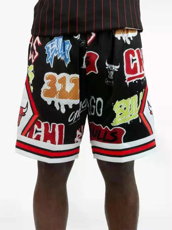 Mitchell & Ness Nba Chicago Bulls 1997 Swingman Shorts - Black