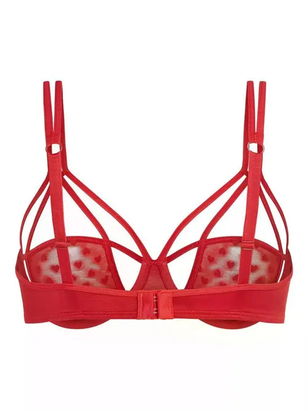 Marlies Dekkers Heart-print Strap-detail Bra