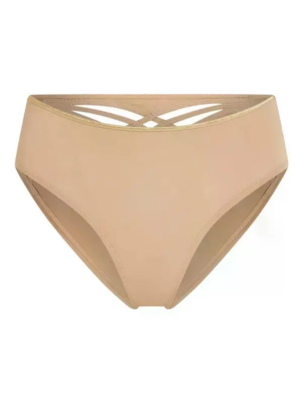 Marlies Dekkers Cross-strap Brazilian Briefs - Neutrals