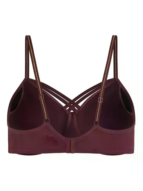 Marlies Dekkers Dame De Paris Padded Criss-cross Bra - Red