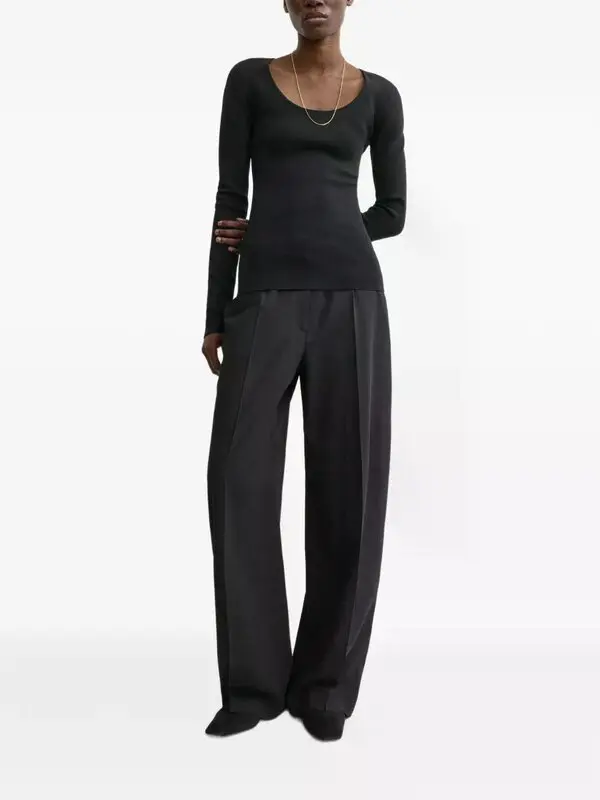 TOTEME Knitted Top - Black