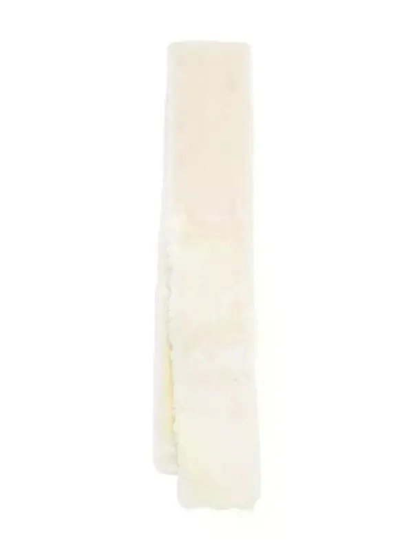 TOTEME Shearling Scarf - White