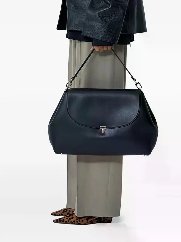 TOTEME T-lock Leather Satchel