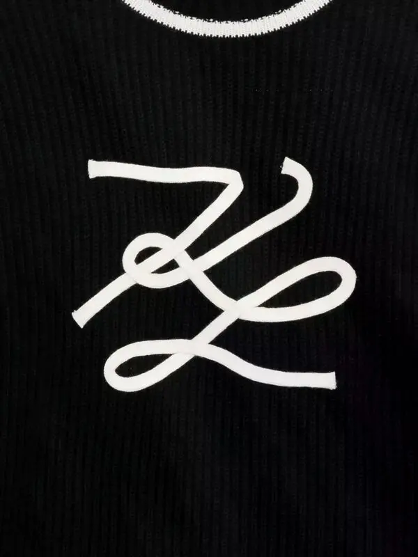 Karl Lagerfeld Autograph-braided Jumper