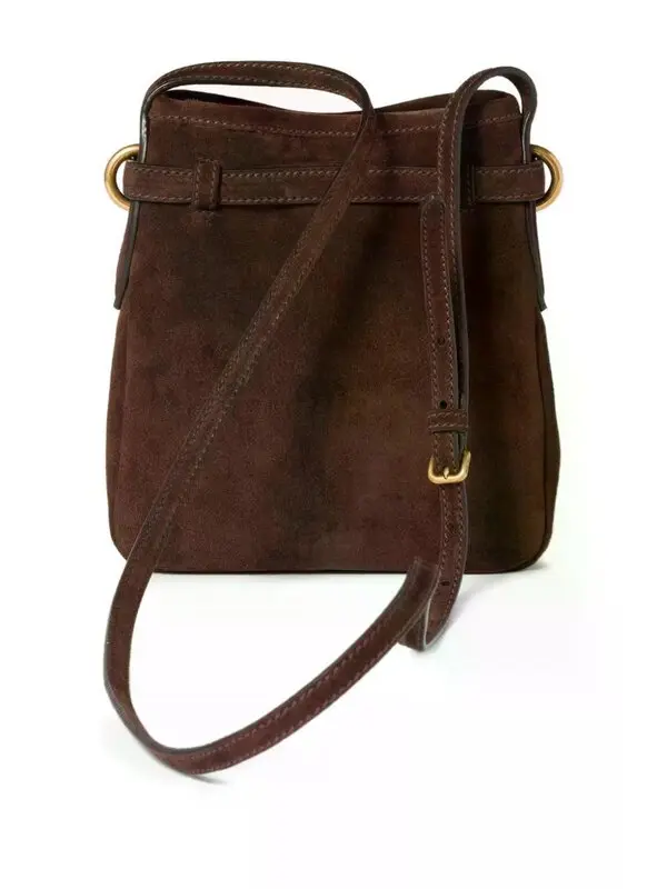 Miu Miu Leather Pouch Mini Bag - Brown