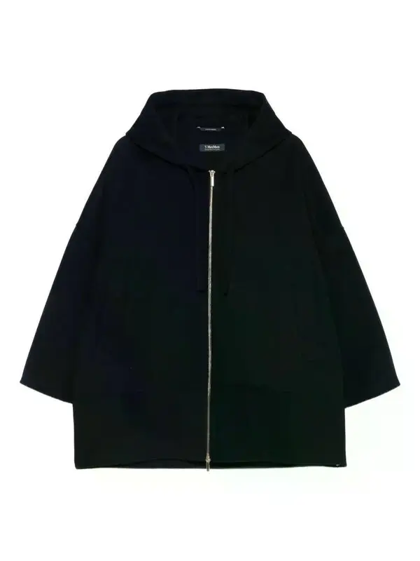 Max Mara Hooded Zip Coat