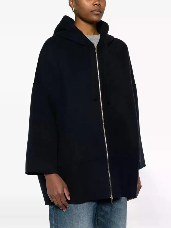Max Mara Hooded Zip Coat