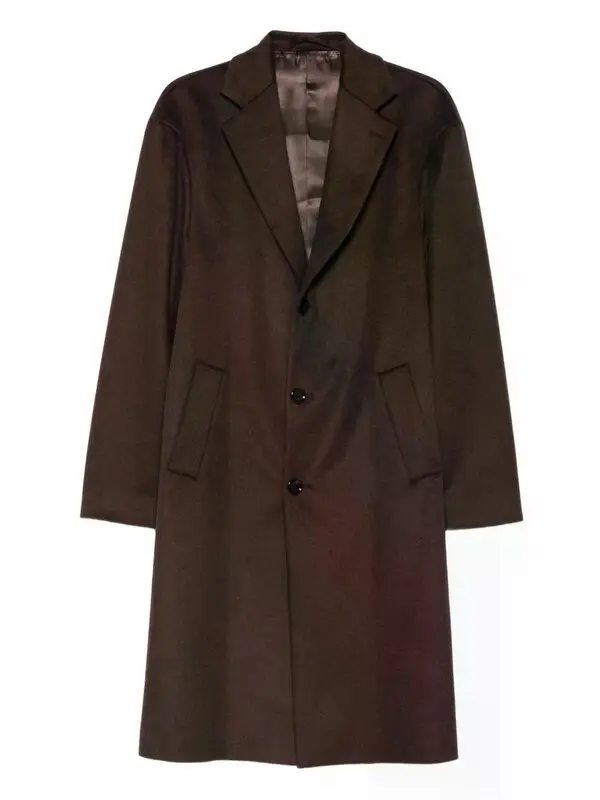 LARDINI Notched-lapel Coat