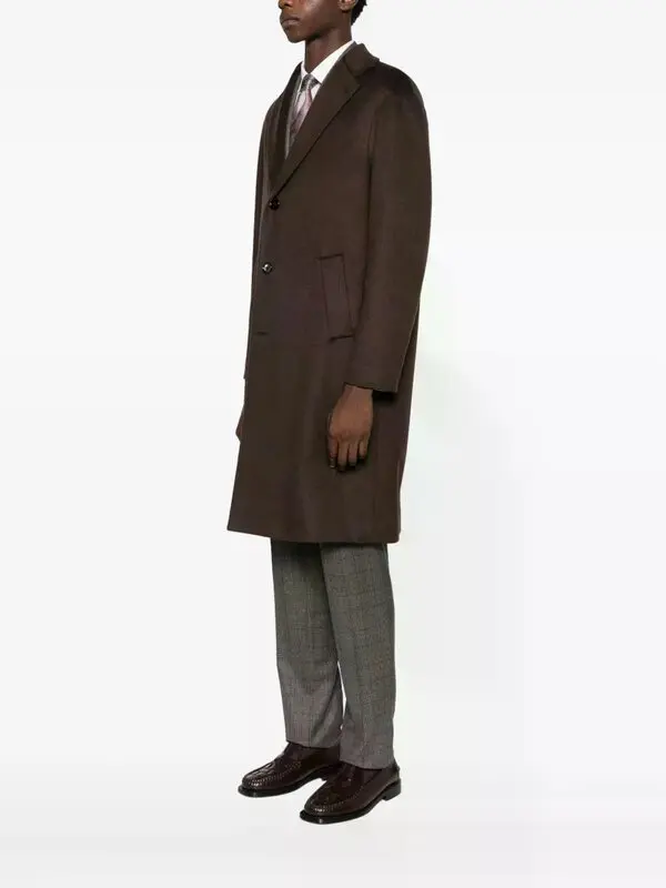 LARDINI Notched-lapel Coat