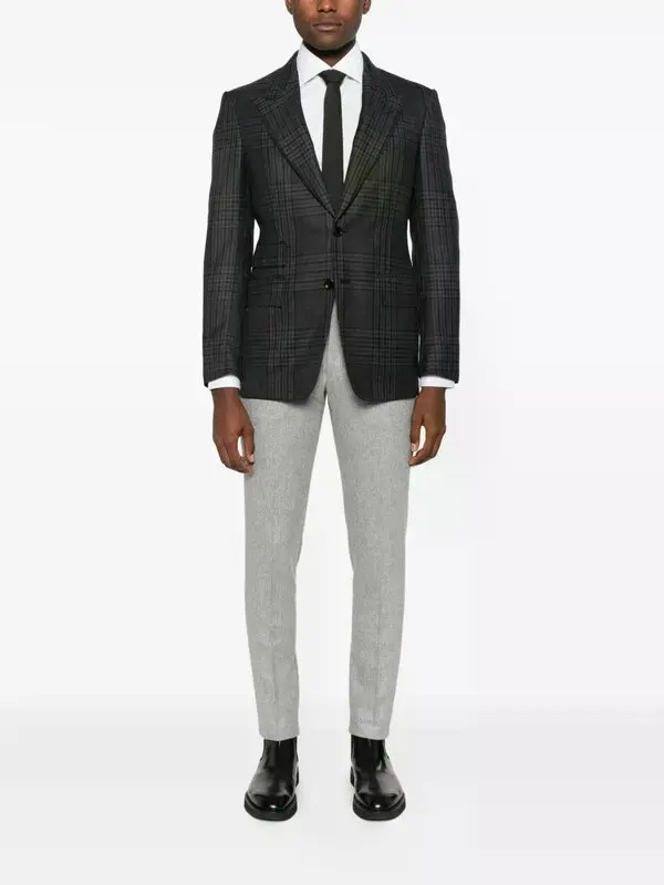 Tagliatore Mélange-effect Tailored Trousers