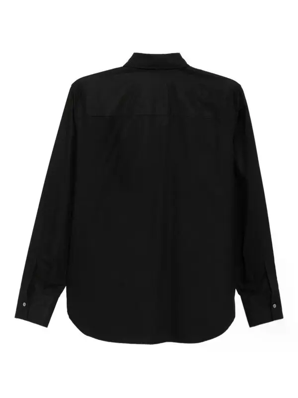 Karl Lagerfeld Bow Poplin Shirt - Black