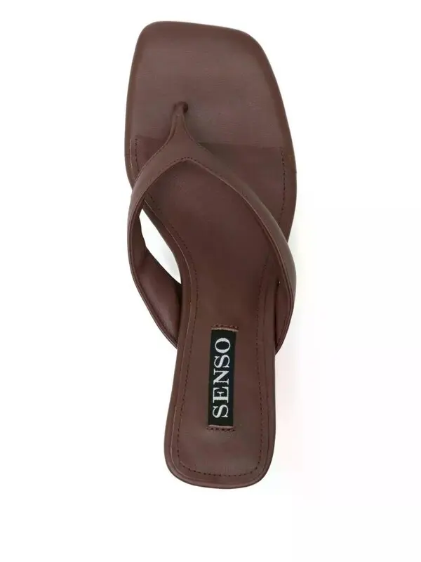 Senso 60mm Square Sandals - Brown
