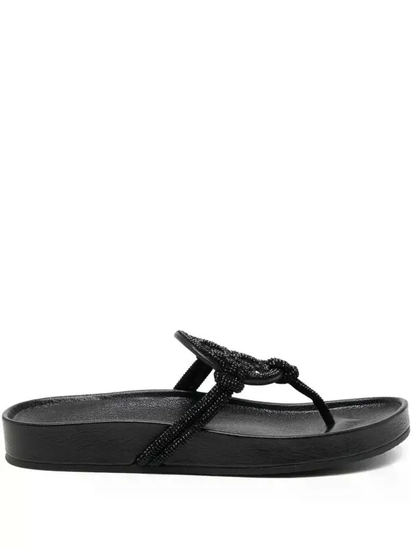 Tory Burch Embellished Thong Sandals