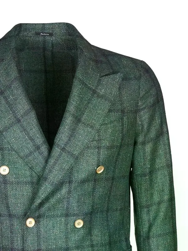 SARTORIO NAPOLI Double-breasted Check Jacket