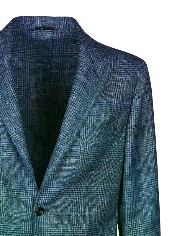 SARTORIO NAPOLI Plaid Single-breasted Jacket