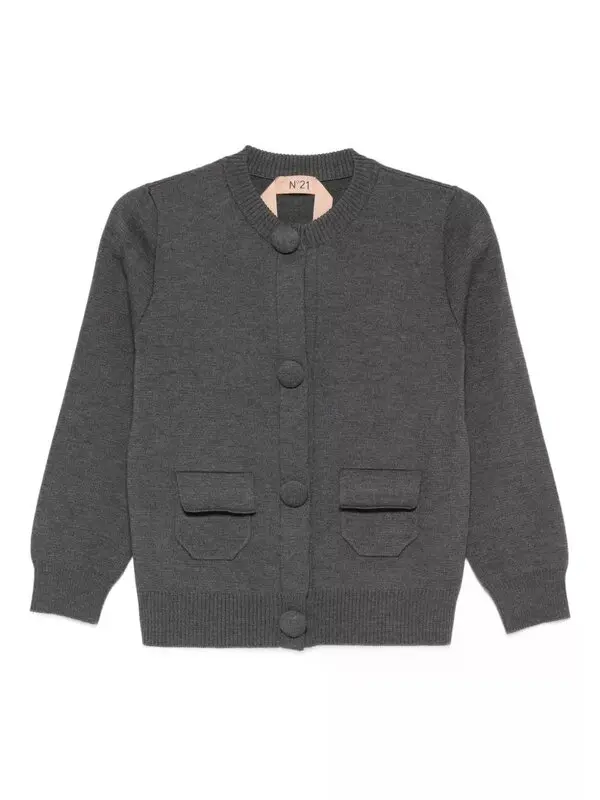 N°21 Button-up Cardigan - Grey