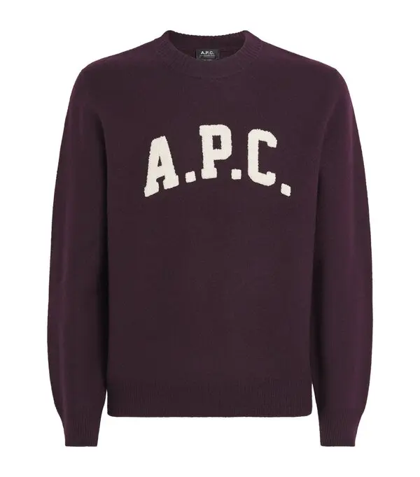 A.p.c. Wool Jay Logo Sweater