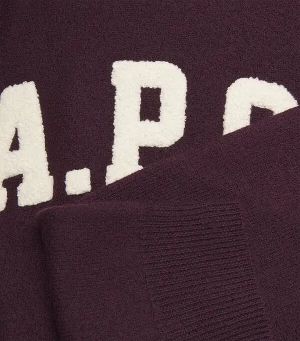 A.p.c. Wool Jay Logo Sweater