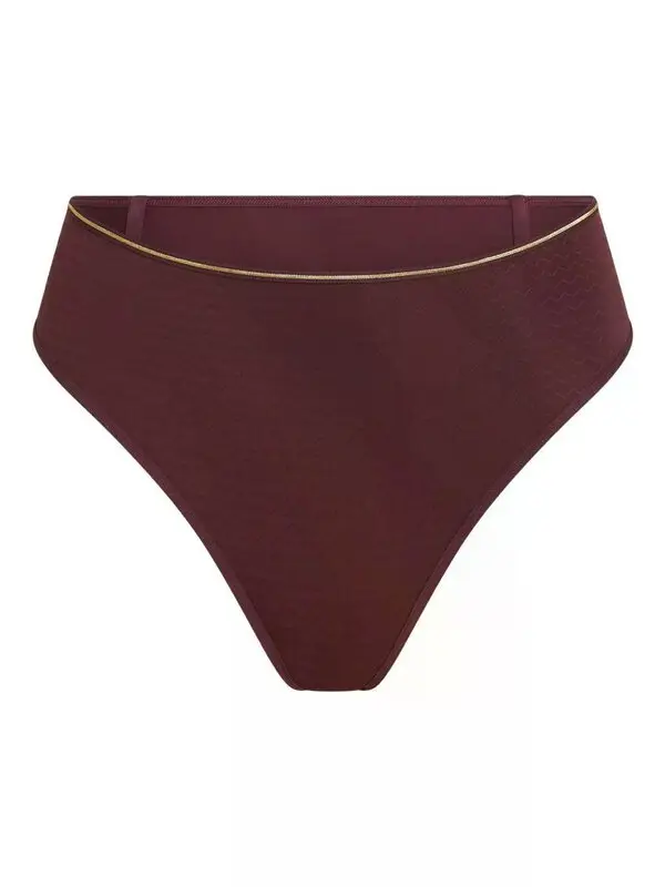 Marlies Dekkers Dame De Paris Chevron-detail Thong - Red