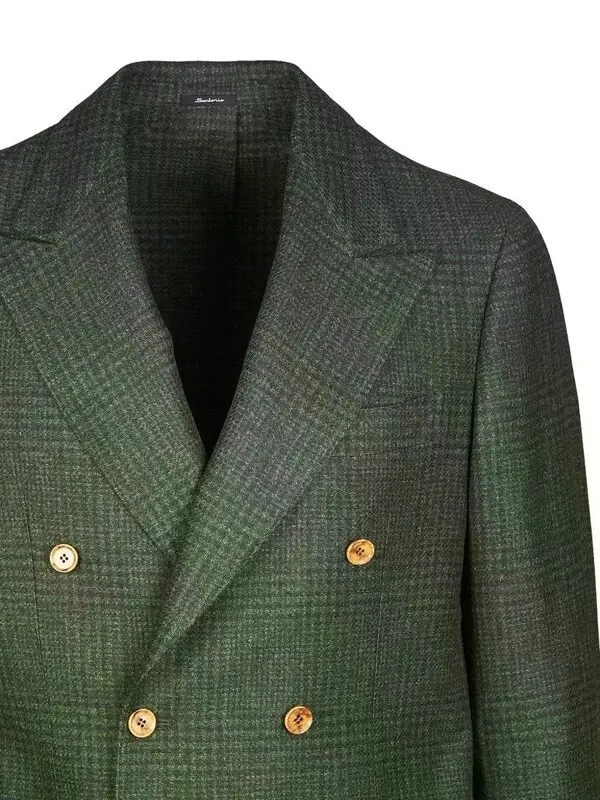 SARTORIO NAPOLI Double-breasted Check Blazer