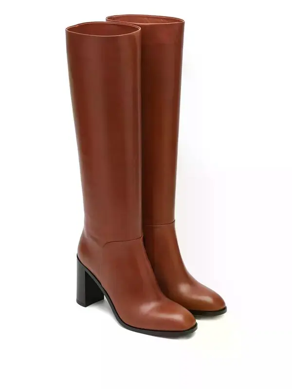 Sartore 90mm Leather Knee-high Boots