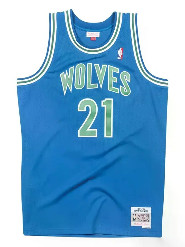 Mitchell & Ness Nba Timberwolves 95 Kevin Garnett Jersey - Blue