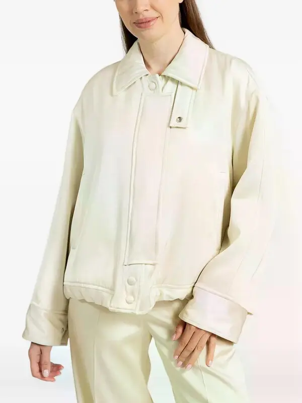 JIL SANDER Twill Bomber Jacket