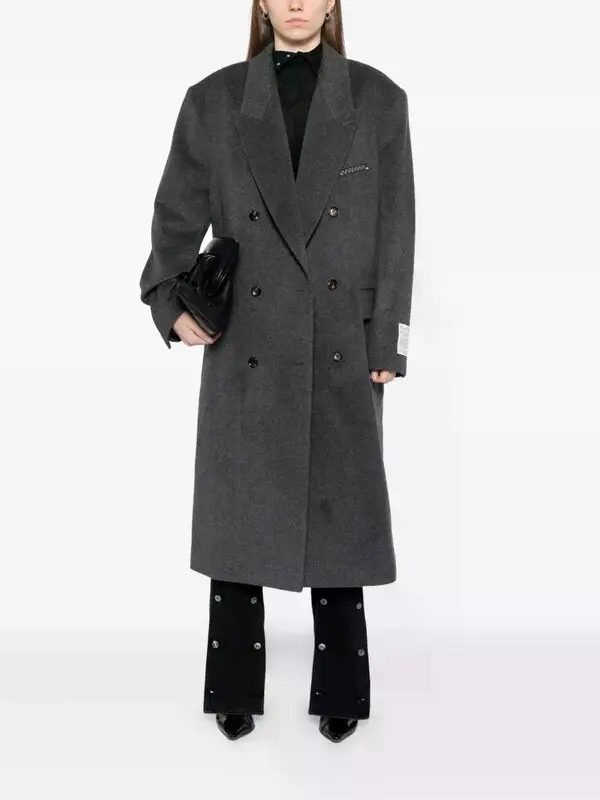 KIMHEKIM Double-breasted Wool-blend Overcoat