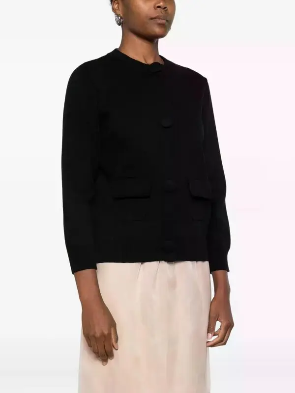 N°21 Button-up Cardigan - Black