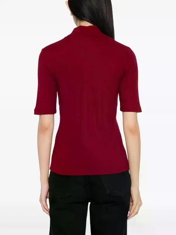 AGNÈS B. Logo-embroidered Top