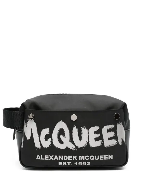 Alexander McQueen Panelled Bag - Black