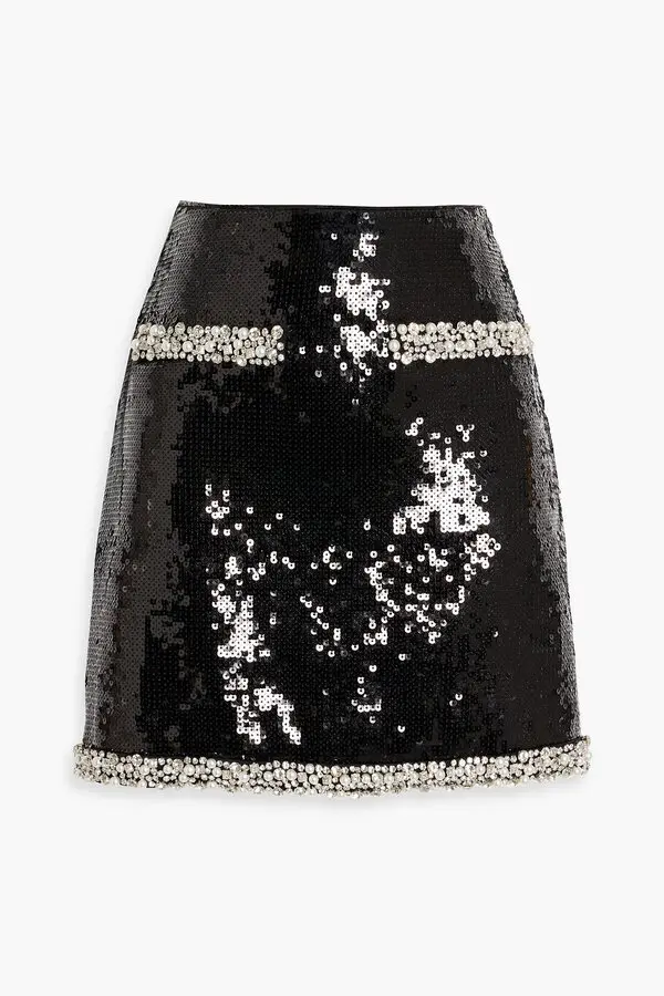 Veronica Beard Perry Sequined Mini Skirt