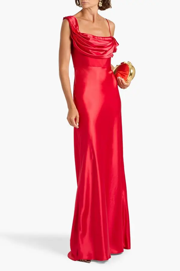Rachel Gilbert Sawyer Draped Gown