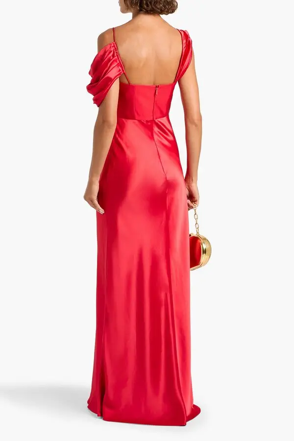 Rachel Gilbert Sawyer Draped Gown