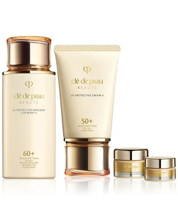 CLE DE PEAU BEAUTE 4-pc. Uv Care Essentials Skin Care Set