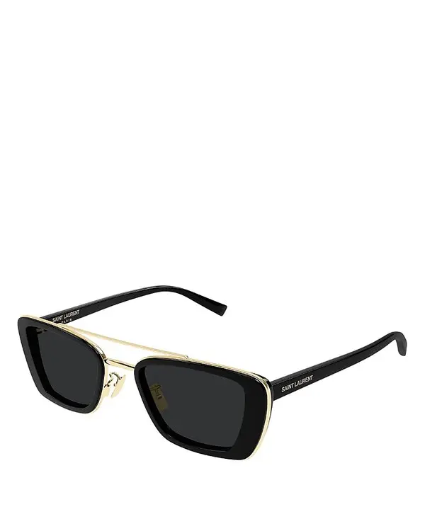 Saint Laurent Rectangular Sunglasses - Black