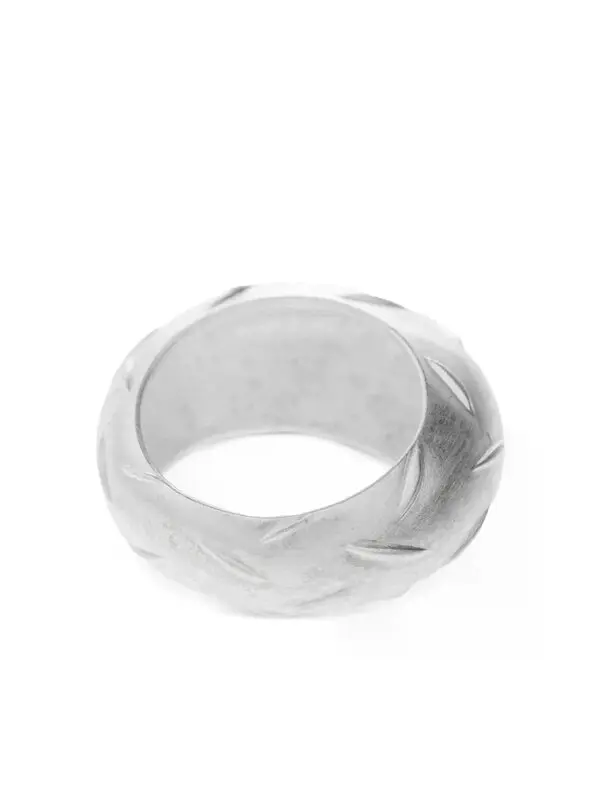 MISBHV Engraved Domed Ring